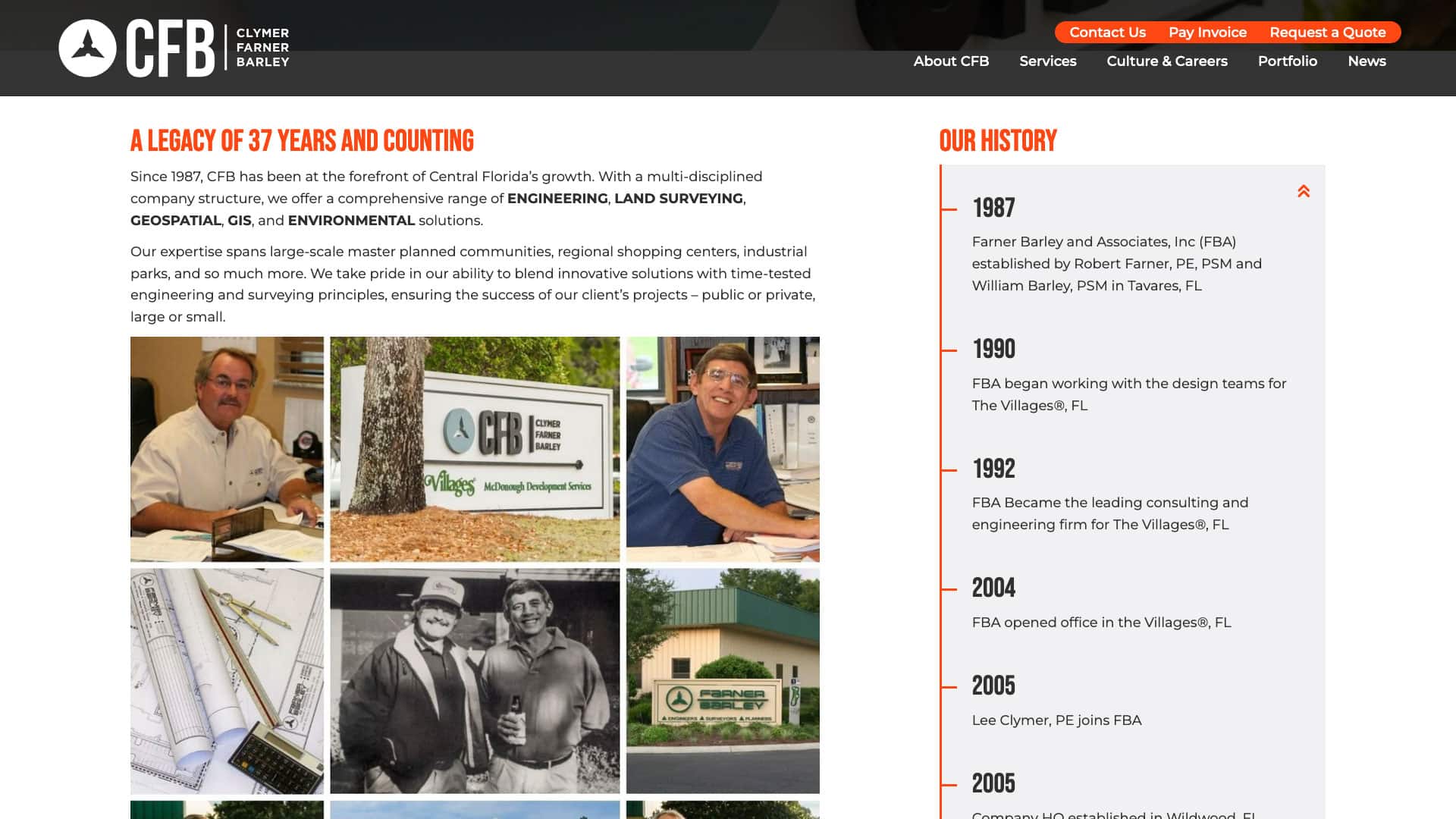 Announcing the New CFB Inc. Website- graphicten